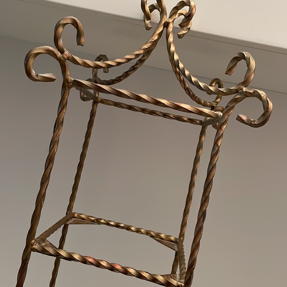 Source Unknown | Accents | Three Tiered Gold Twisted Metal Tiered ...
